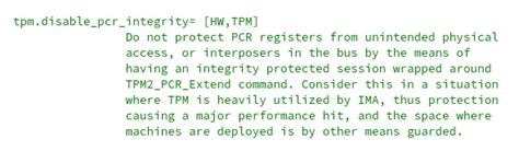 Linux To Allow Disabling Tpm Pcr Integrity Protection Due To Performance Bottleneck Phoronix