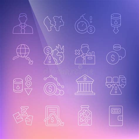 Set Line Prison Cell Door Stop Delivery Cargo Truck Debt Ball Chained Coin Money Bomb Dollar