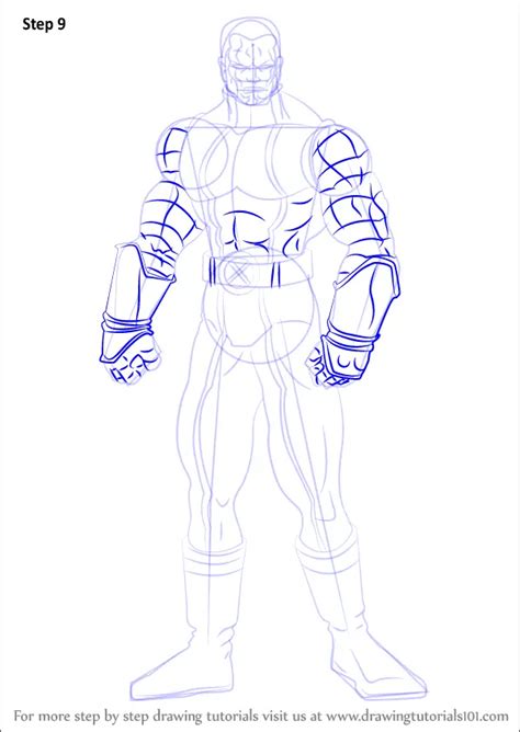 How To Draw Colossus Dc Comics Step By Step Drawingtutorials Com