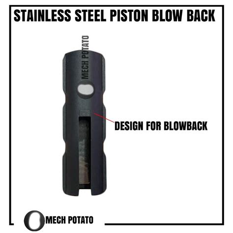 Ready Stock Stainless Steel Metal Piston Plunger Gel Blaster 135