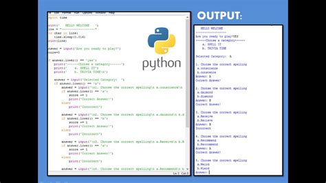 SIMPLE QUIZ USING PYTHON PART YouTube