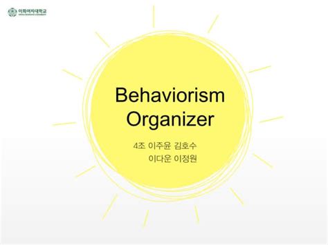 Behaviorism Organizer Pptx