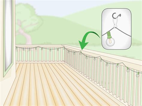 How To String Patio Lights On A Deck