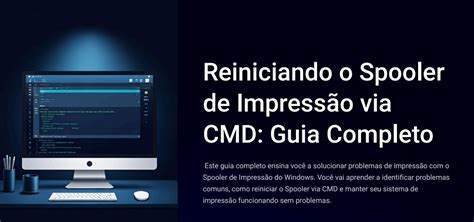 Reiniciando O Spooler De Impressao Via Cmd Guia Completo Jean C