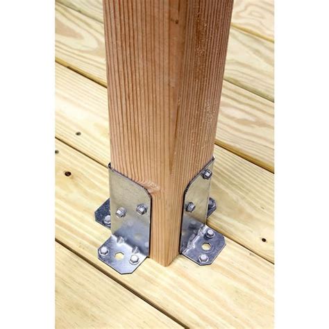 Wood To Wood Post Bases The Home Depot