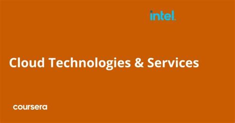 Cloud Technologies And Services Coursya