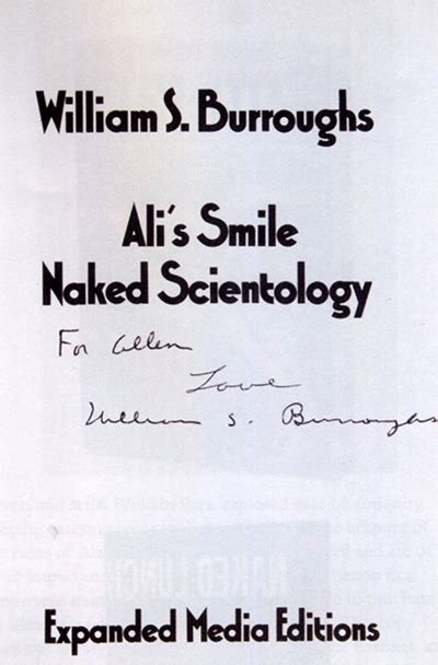 Booktryst William S Burroughs Exposes Scientology To Allen Ginsberg