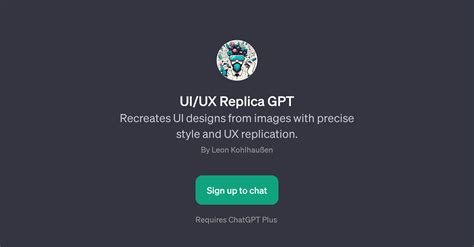 Uiux Replica Gpt Ui Code Replication Taaft