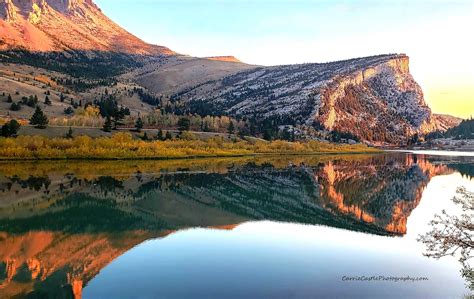 Montana Landscape Photography Sun River Sun Canyon Sunrise Reflection