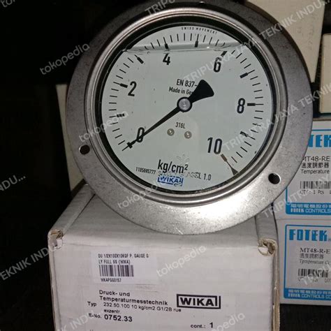 Jual Wika Presure Gauge 4 Couple Panel Kota Bandung Triputra Jaya