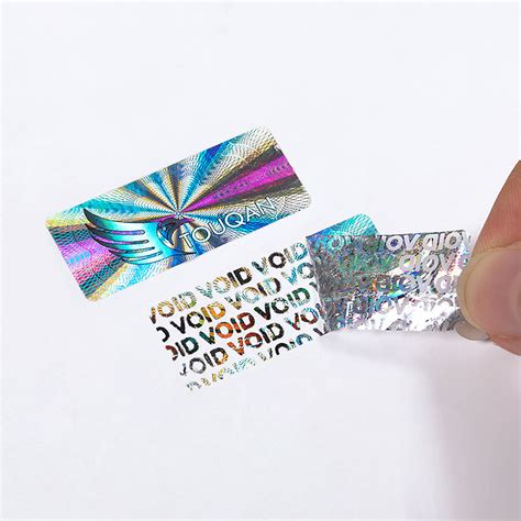 Offset Printing Security Sticker Label Customized Tamper Evident Labels