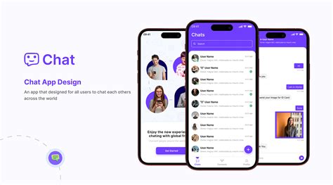 Chat Message App Ui On Behance