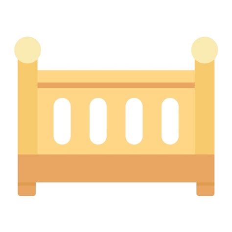 Premium Vector Crib Vector Illustration Style