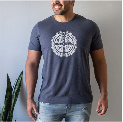 Catholic Shirt Catholic Tshirt Benedict Medal Shirt Catholic Mens