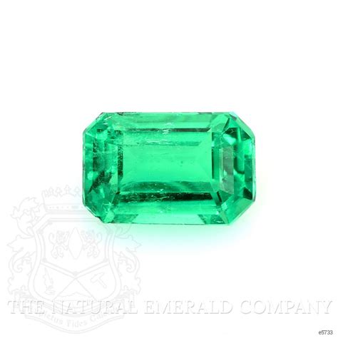 Loose Emerald Emerald Cut 077 Ct E5733 The Natural Emerald Company