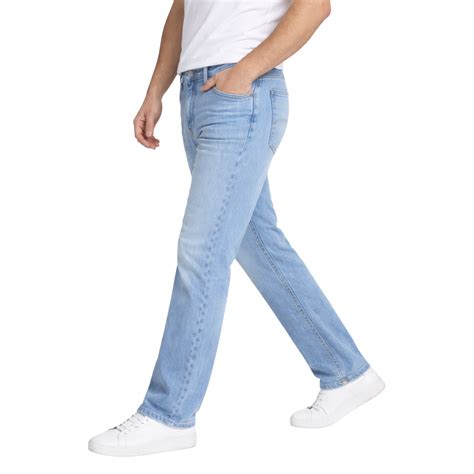 Sky Blue Straight Fit Jeans Spike Denim