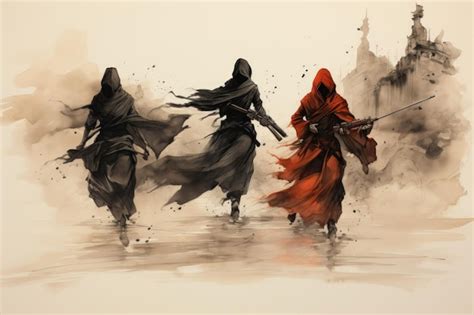 Premium Ai Image Stealthy Assassins With Deadly Precision Generative Ai