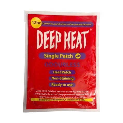 Deep Heat Patch Be Safe Paramedical