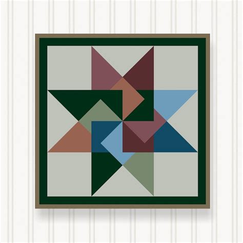 Barn Quilt Wall Art 8 Sizes Outdoor And Indoor Square Block Home Decor