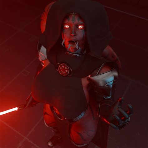 Rule 34 Breasts Darth Talon Evil Grin Evil Smile Female Giant Ass