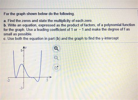 solved for the graph shown below do the following a find