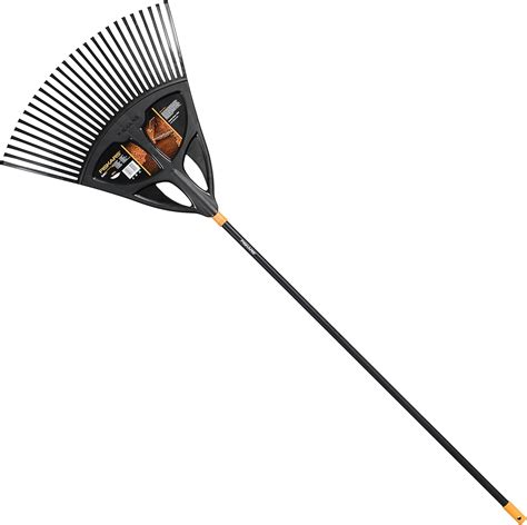 Brandclub Fiskars Solid Leaf Rake Xl 27 Prongs Width 65 Cm Plastic Prongsaluminium Handle