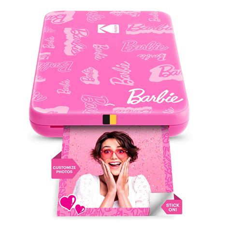 Barbie X Kodak Step Slim Wireless Instant Portable Photo Printer Signa