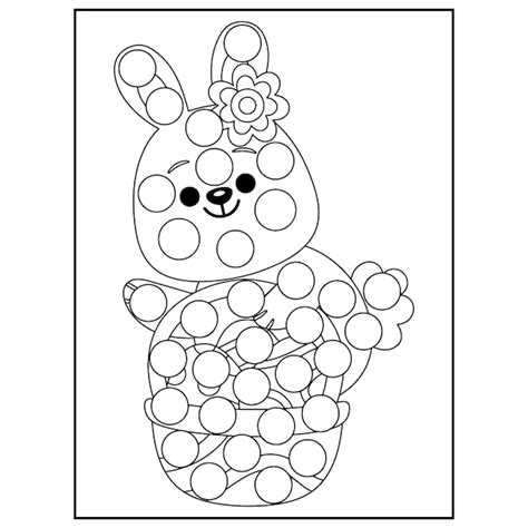 Easter Coloring Page Vectors And Illustrations For Free Download Freepik