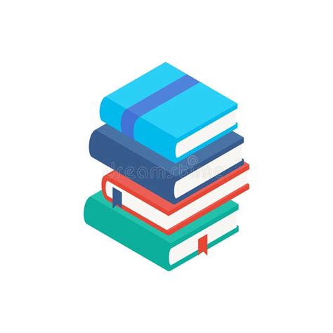 Book Stack Vector Art Illustration Stock Vector Illustration Of