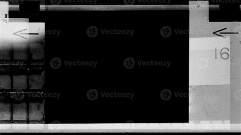 Empty 110mm Film Frames Or Border Strip Dusty Scratched Scanned Old