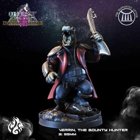 Archivo 3d Verrin El Cazador De Recompensas 🎲 ・diseño De Impresora 3d Para Descargar・cults
