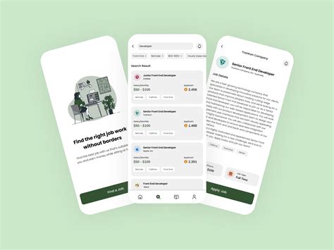 Job Finding App By Mohammed On Dribbble