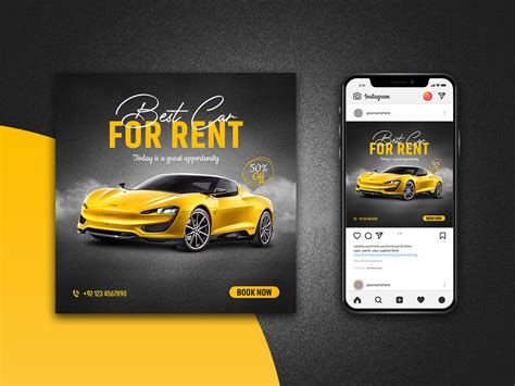 Car Social Media Post Design Behance