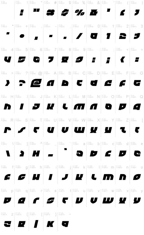 Tk 421 Expanded Italic Font