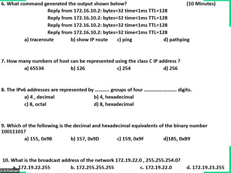 Solved What Command Generated The Output Shown Below Chegg Com