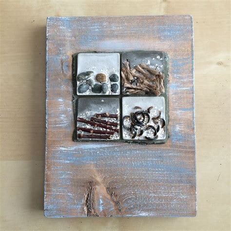 Assemblage That Rocks Creative Ideas For Making Art With Concrete