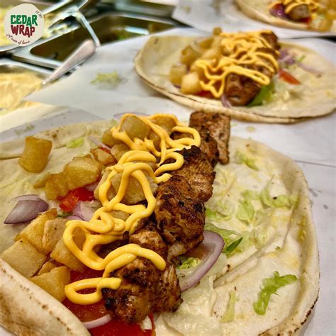 Cedar Wrap Our Cheesy Chicken Wrap Is Freshly Made With