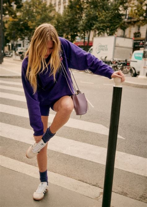 Ethan Short Ultra Violet Organic Cotton Organic Textile Sézane