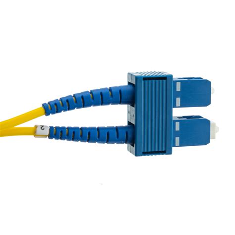 2 Meter Scsc Singlemode Duplex Fiber Optic Cable 9125