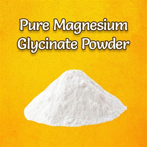 Pure Magnesium Glycinate Powder Wholesale Health Food Distributor