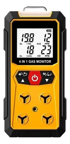 Explosímetro Multigas Detector 4 Gases Tóxicos O2 H2s Co Lel Cuotas