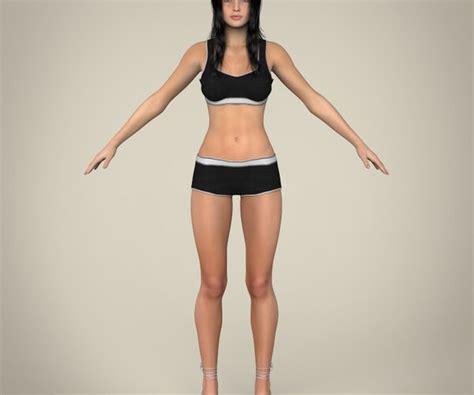 Artstation Realistic Young Beautiful Teen Girl 3d Character Resources