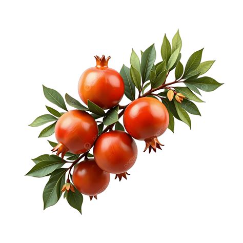 Pomegranate Branches Bear Fruit Pomegranate Branch Fruitful Png