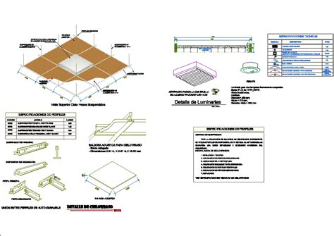 Ceiling Assembly And Tile Installation 33736 Kb Bibliocad