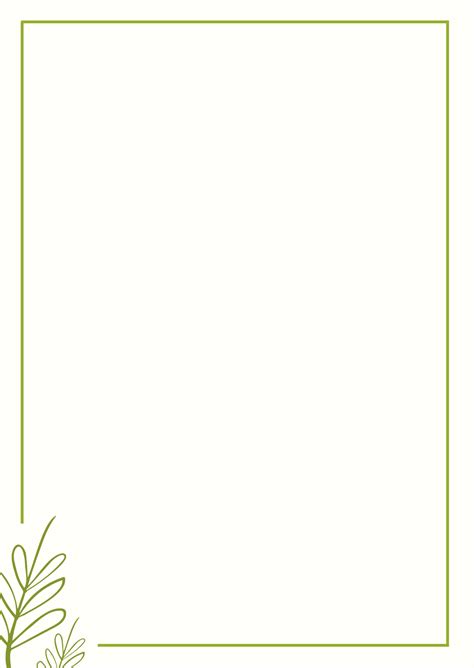 Free Border Templates Editable And Printable