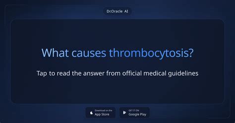 What Causes Thrombocytosis