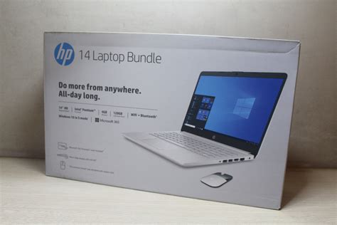 Hp Laptop 14 Pentium Silver N5030 4gb Ssd 128gb Ms Office 365 Mouse