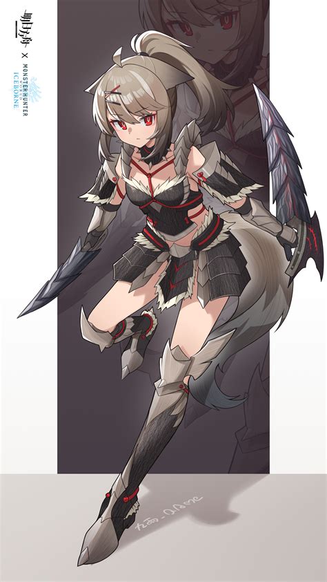 Jiuyu Qame Cutter Arknights Arknights Monster Hunter World Monster Hunter Series