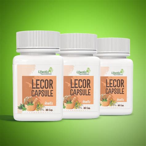 Lecor Capsule Pack Of 3 Ujwala Ayurvedashram