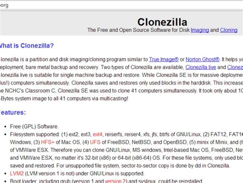 Clonezilla Not Detecting My Folders